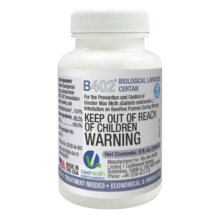 B402 (Certan) Wax Moth Control – Biological Preventative Treatment